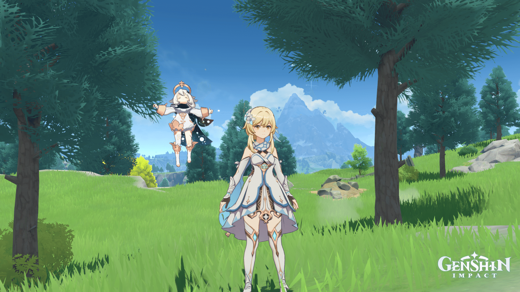 Paimon and Traveler vibing Genshin Impact | HoYoLAB