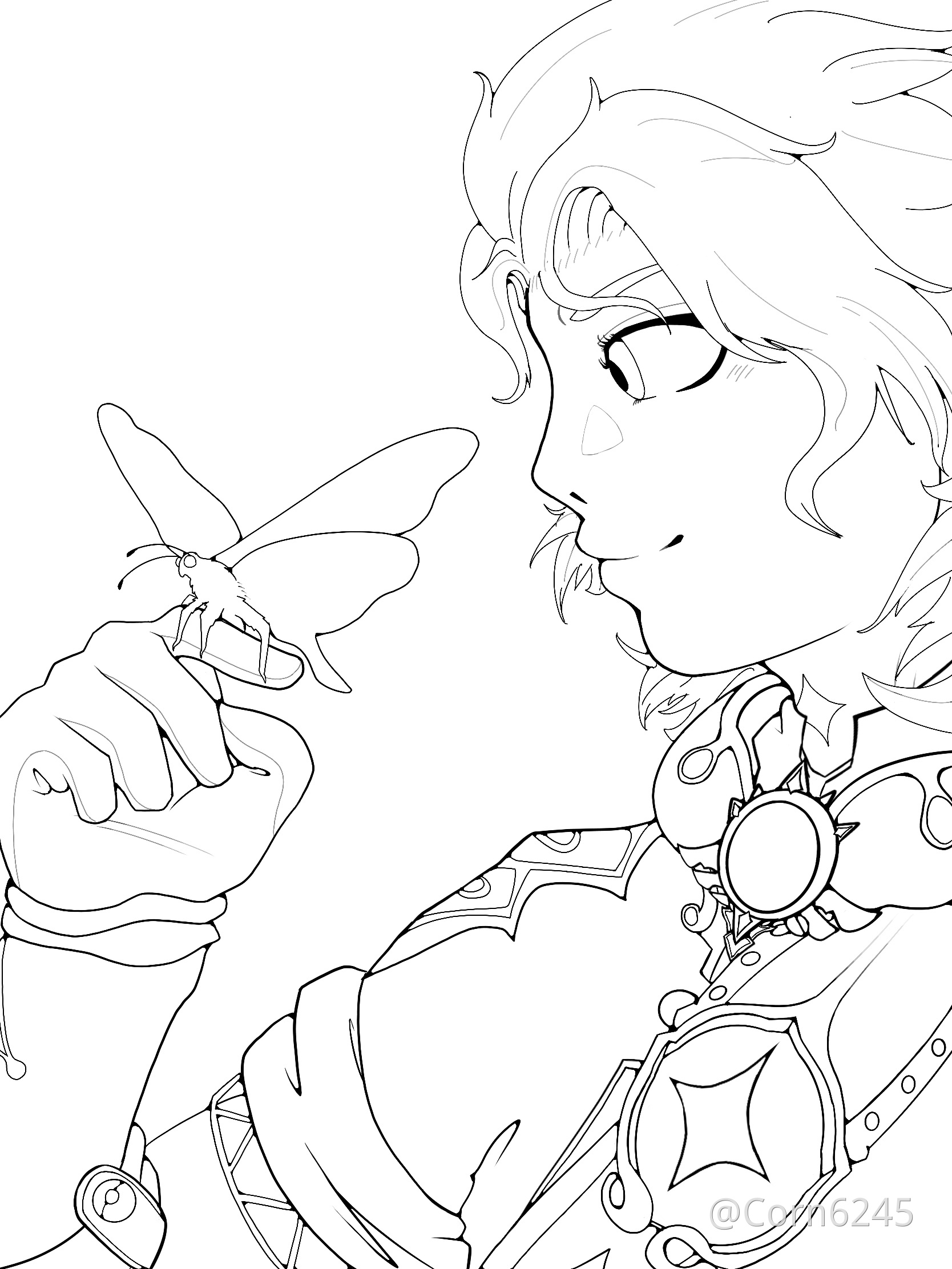 Albedo drawing wip! Genshin Impact | HoYoLAB