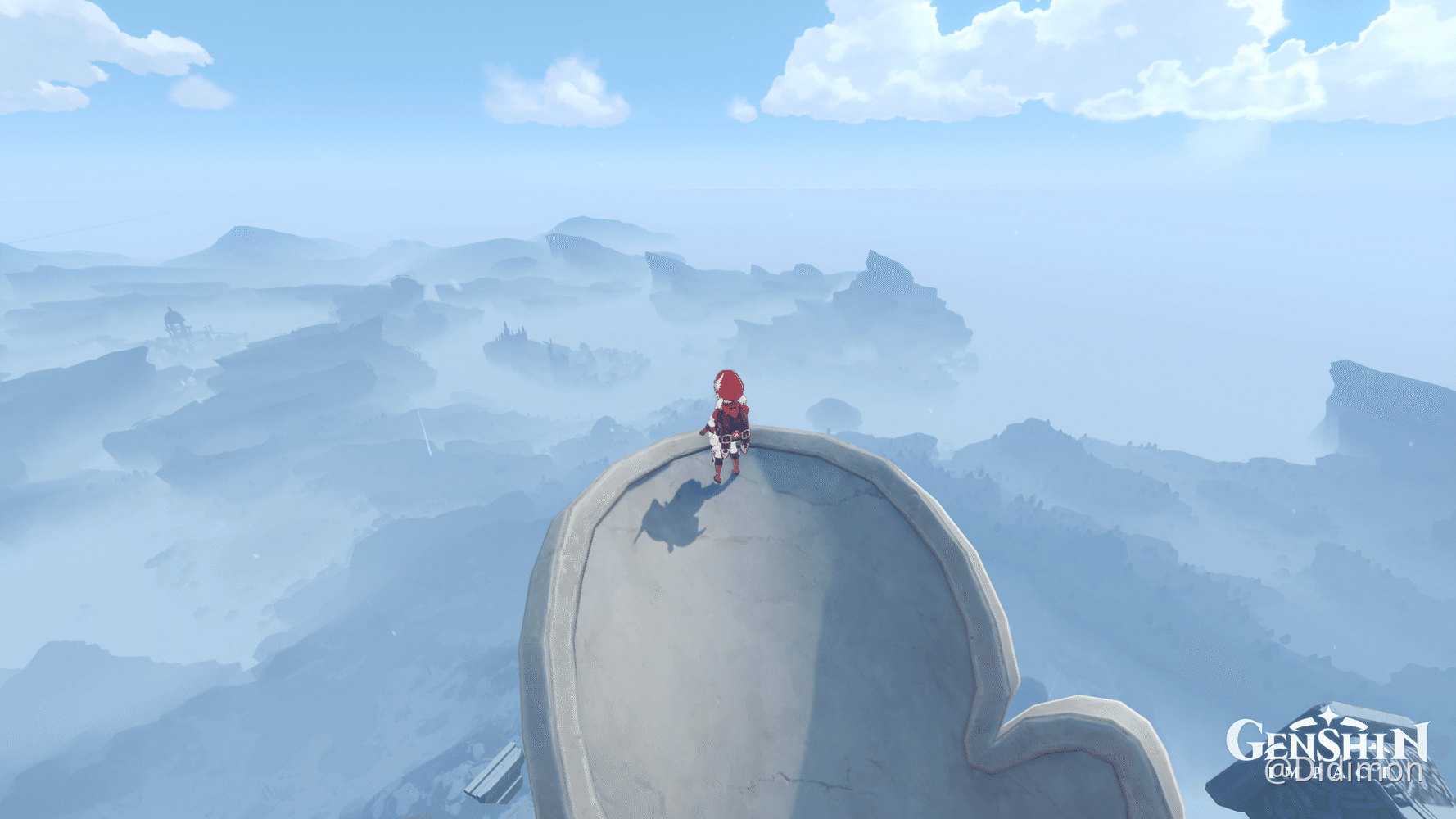 "Klee made it all the way to the top! look Dodoko, you can see the ...