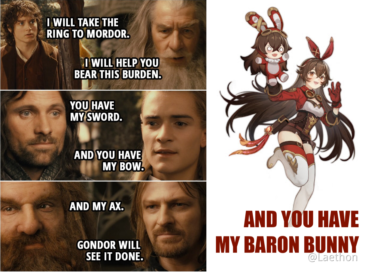 Baron Bunny joins the team Genshin Impact | HoYoLAB