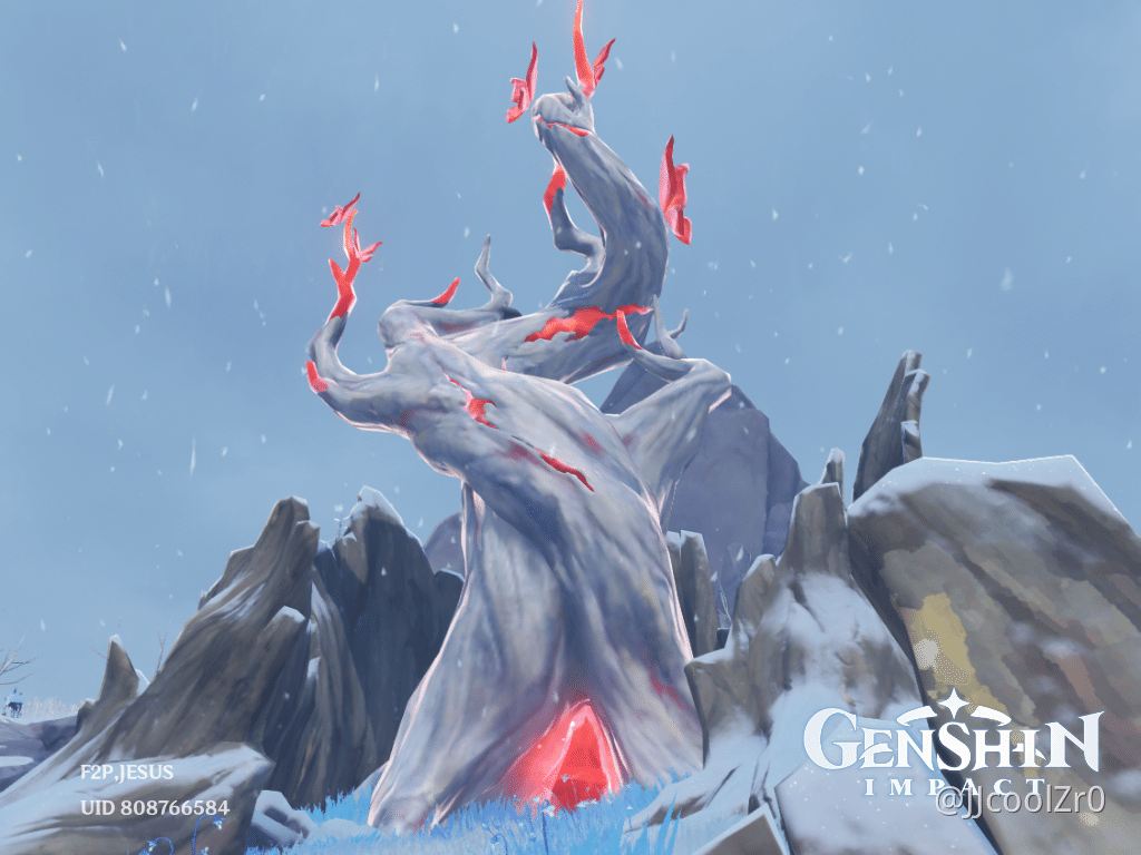 This is how "Frostbearing Tree" looks like when at 12 | Genshin Impact ...
