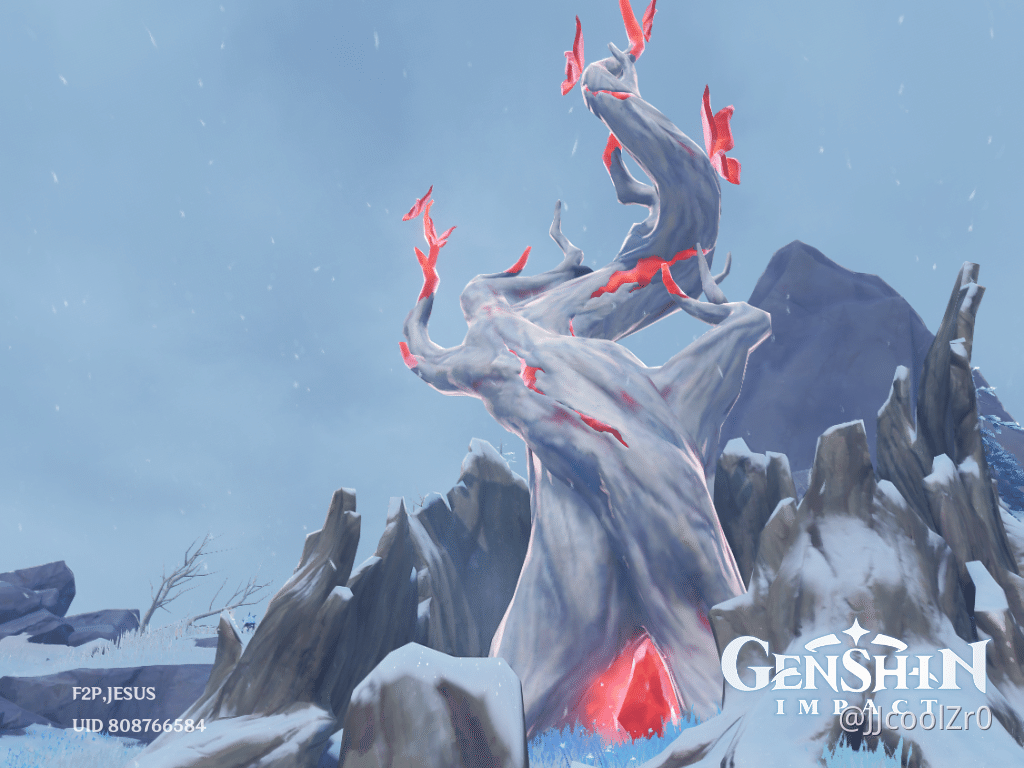 This is how "Frostbearing Tree" looks like when at 12 | Genshin Impact ...