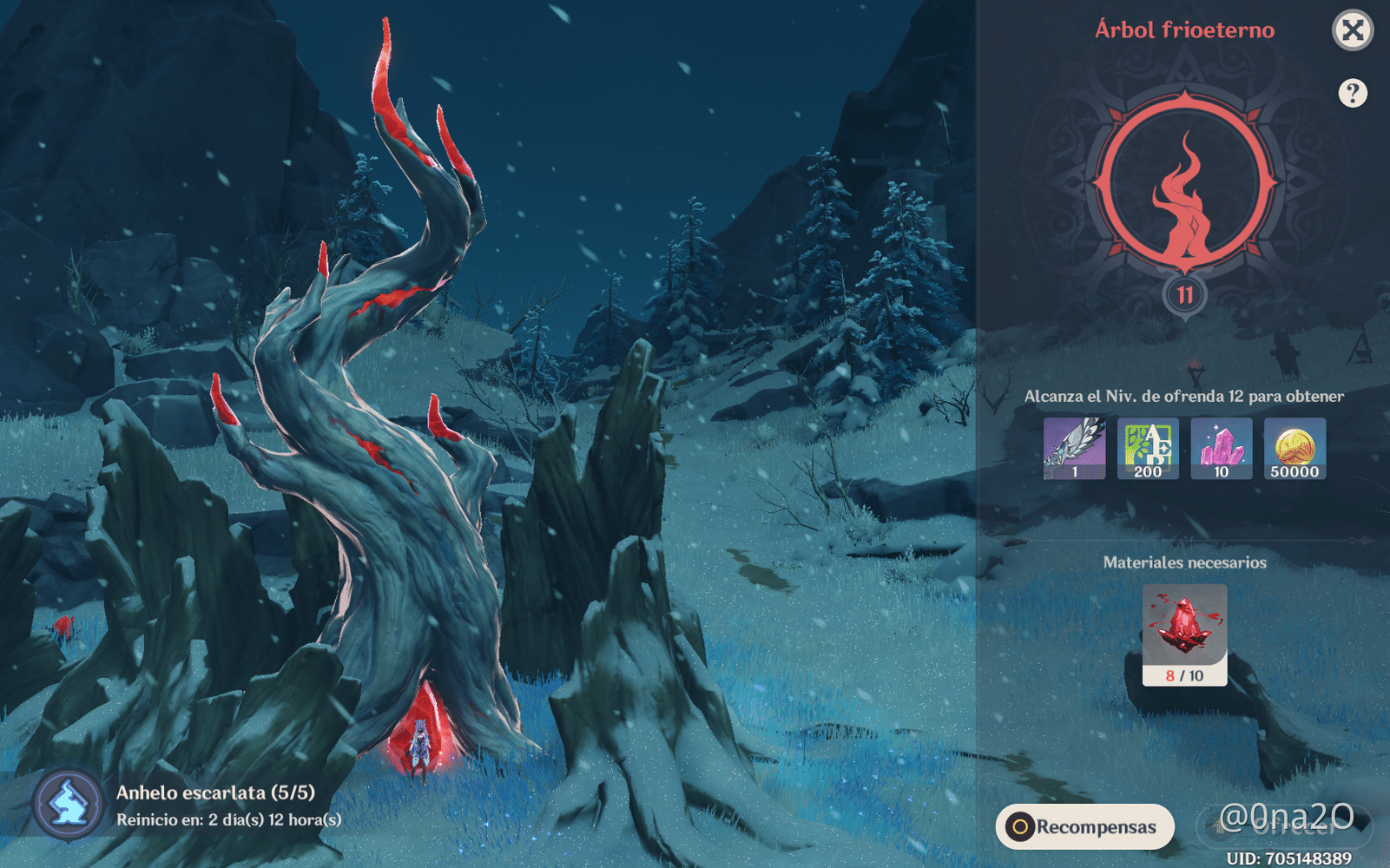 Árbol Friolento lvl 12 Genshin Impact | HoYoLAB
