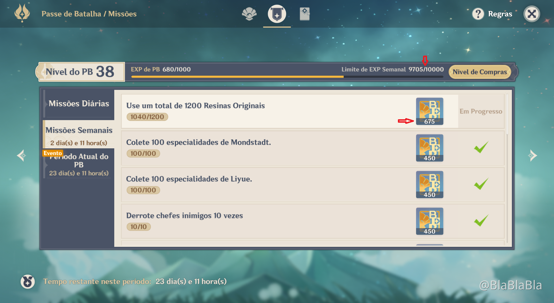 XP PB Genshin Impact | HoYoLAB