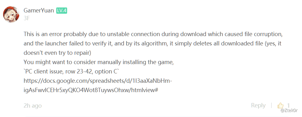 [SOLVED/FIXED] Launcher Issue, Installation from scratch "Game files verification error. Select ...
