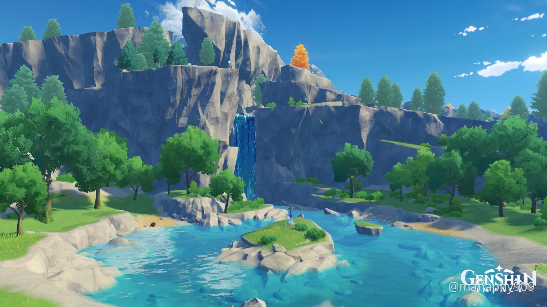 The Springvale Waterfall Genshin Impact | HoYoLAB