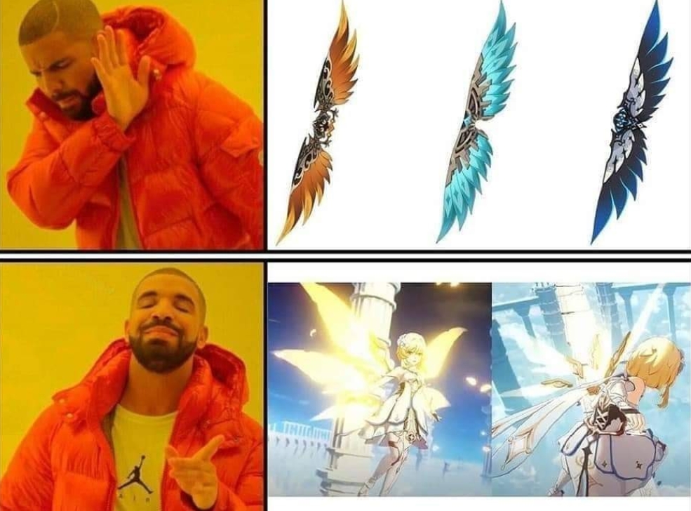 new winges (memes) Genshin Impact | HoYoLAB