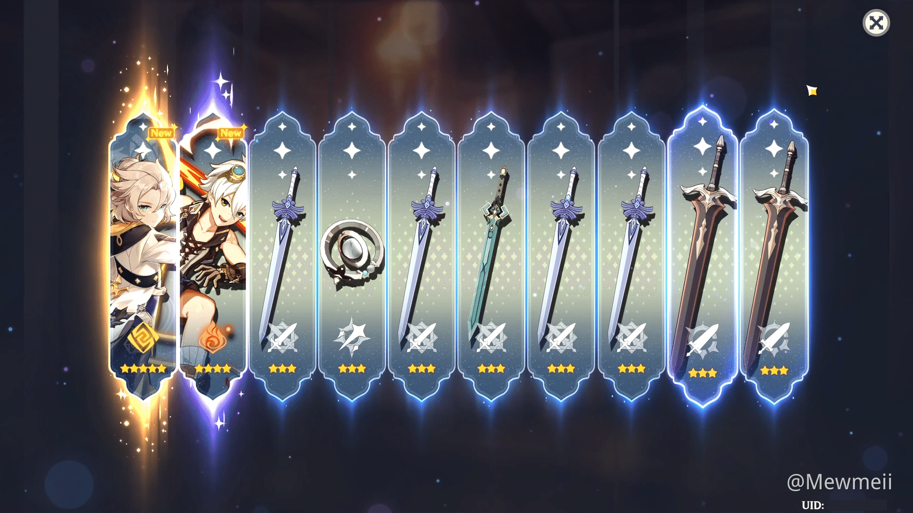 Welp. Got Albedo and Bennett with my first 10 roll in the new banner ...