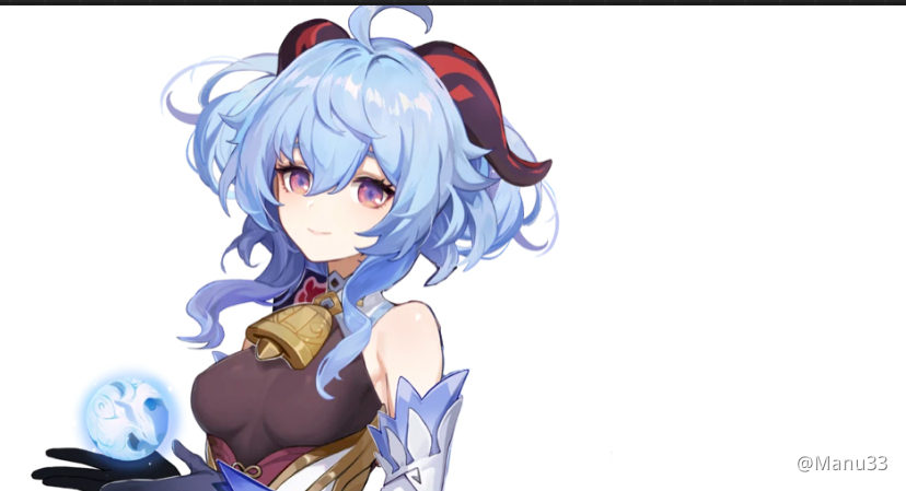 Ganyu hair Genshin Impact | HoYoLAB