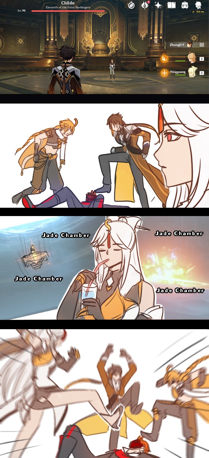 Haha Poor Childe 😂🤣 Genshin Impact | HoYoLAB