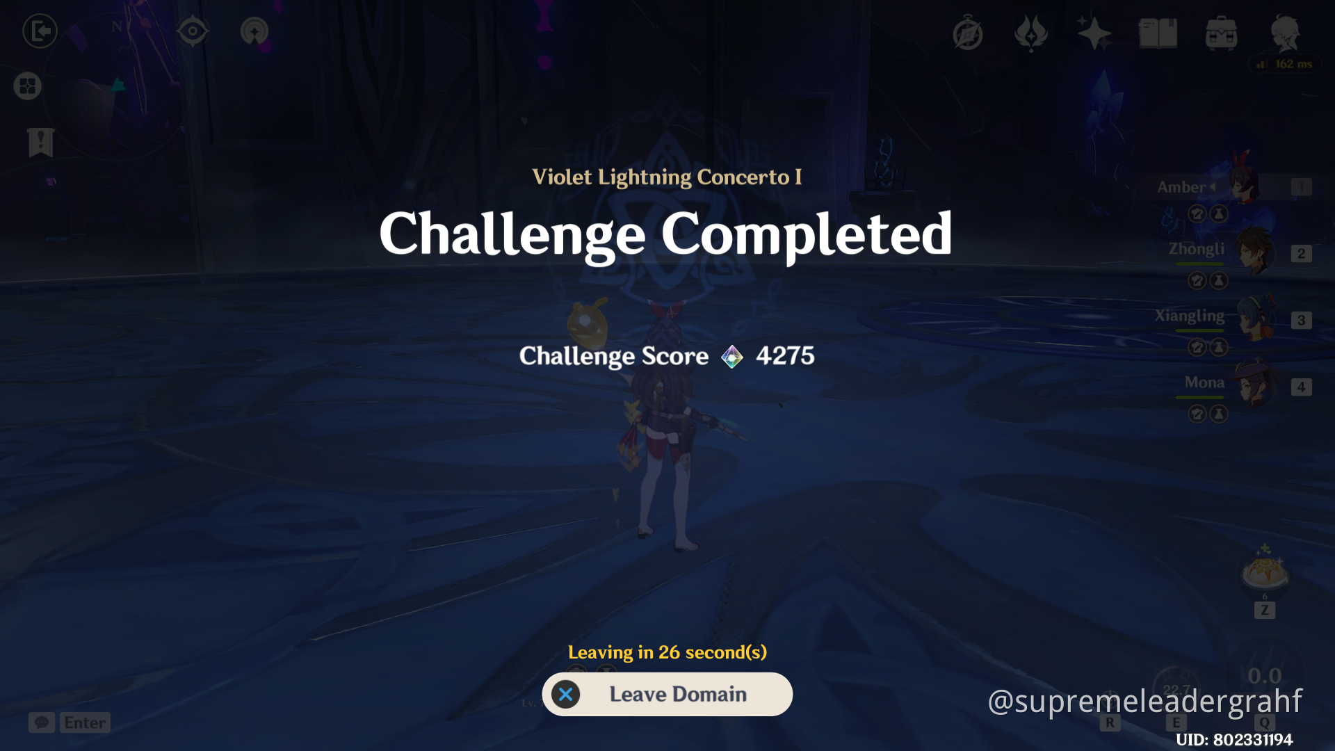 Max Difficulty completed with Amber as the main dps! Genshin Impact ...