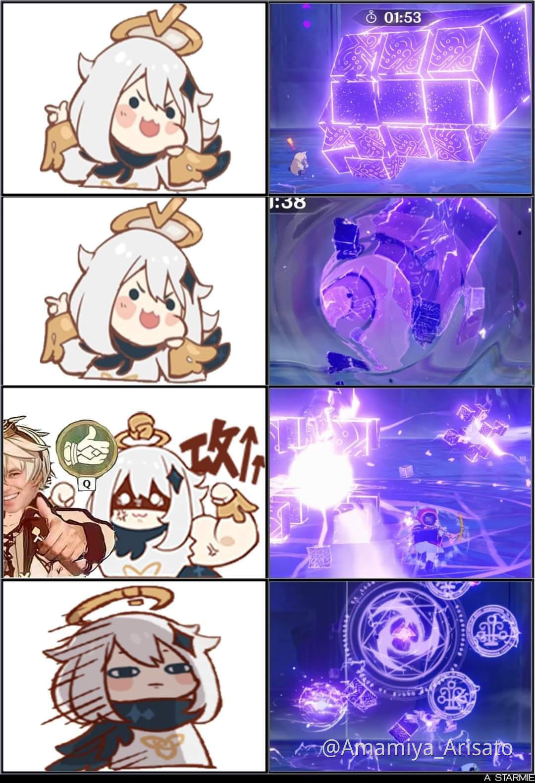 Paimon sad face Genshin Impact | HoYoLAB