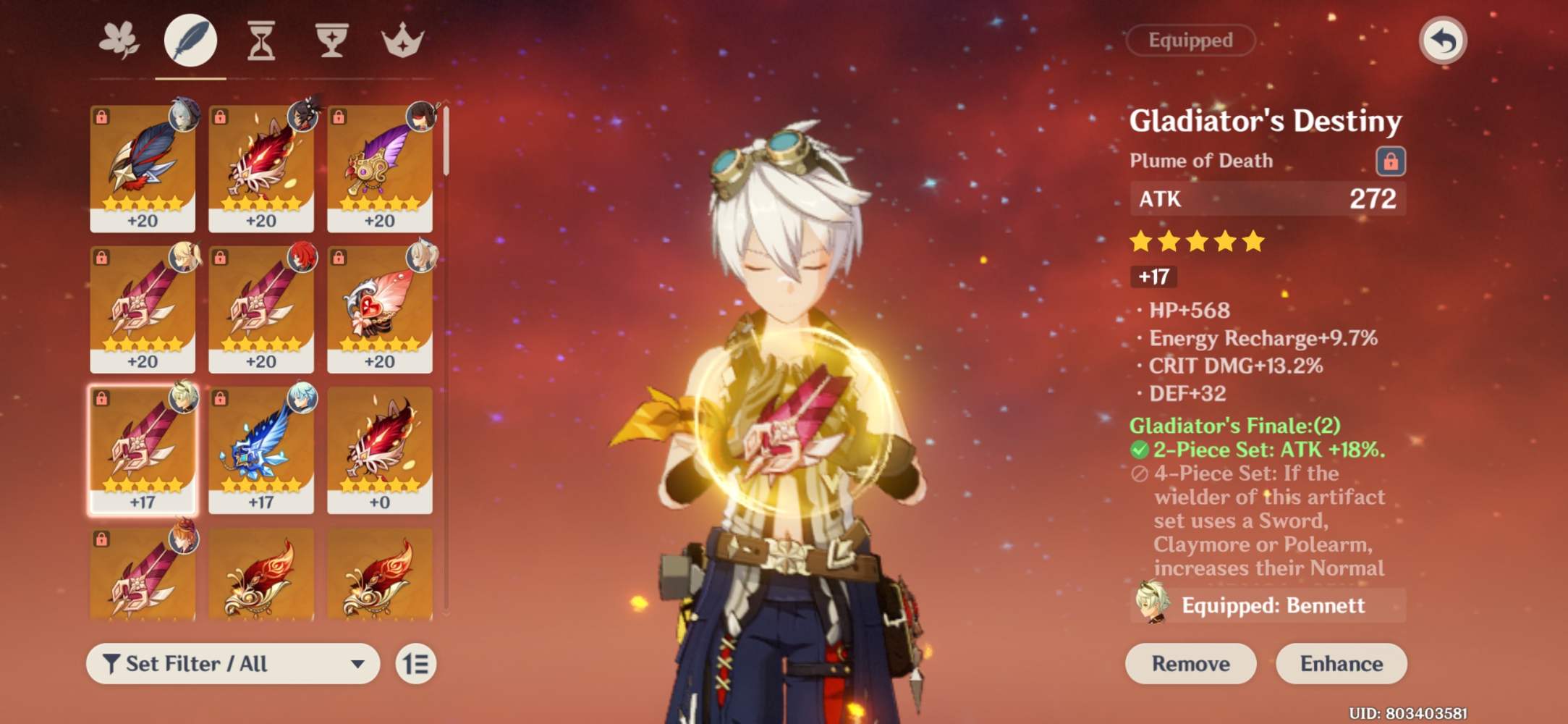 Normal Bennett Build Genshin Impact | HoYoLAB