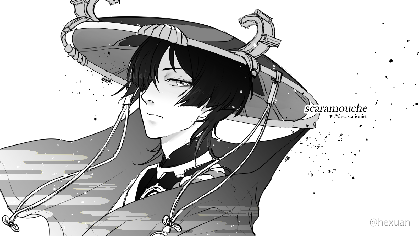 Scaramouche (first Genshin Art) Genshin Impact | HoYoLAB