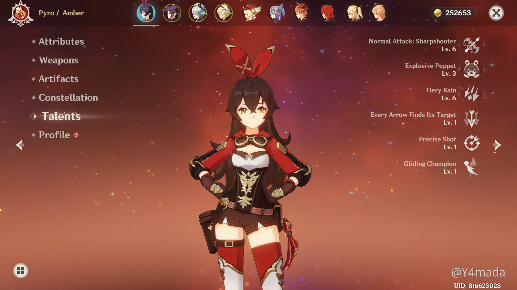 Amber Physical DMG Build Genshin Impact | HoYoLAB