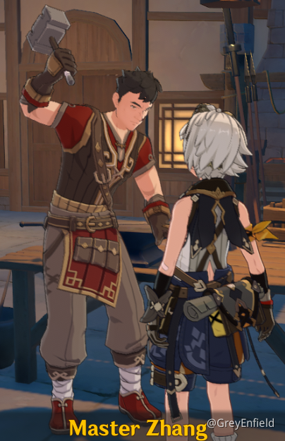 Master Zhang will punish you,Now show your hand! LOL!! Genshin Impact ...