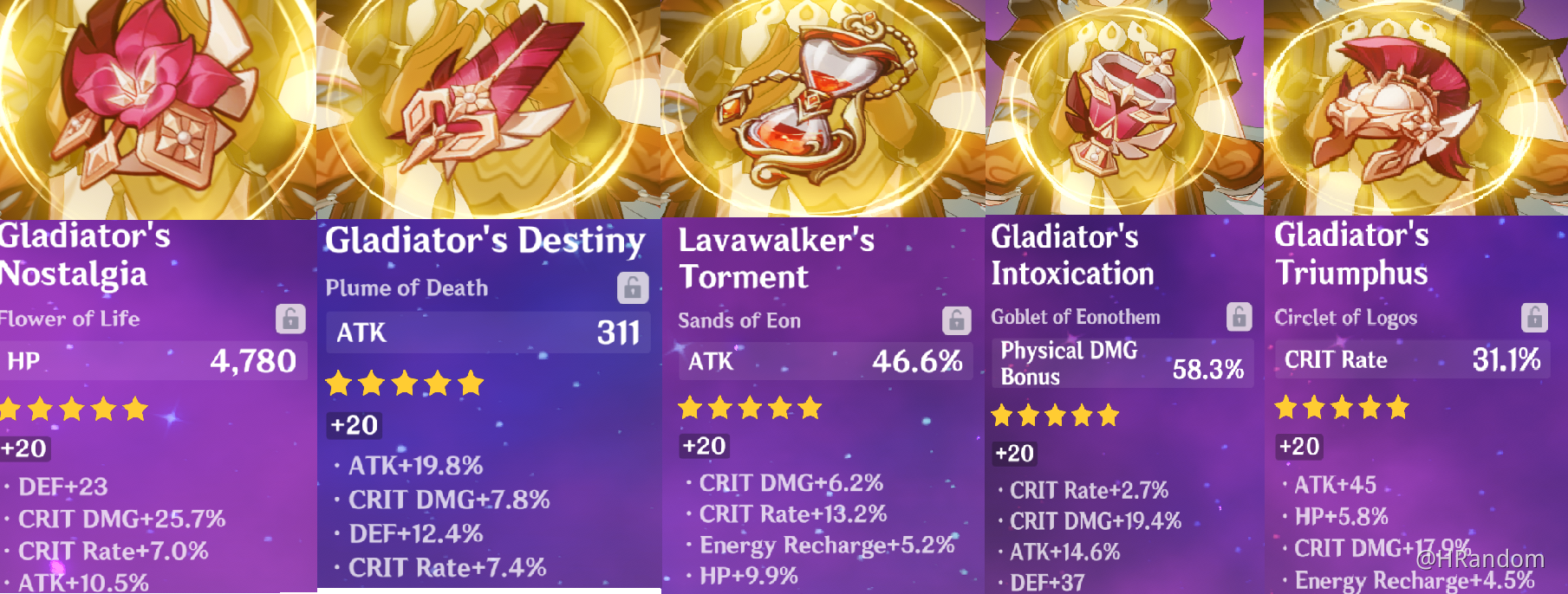 Razor artifact flex and poll Genshin Impact | HoYoLAB