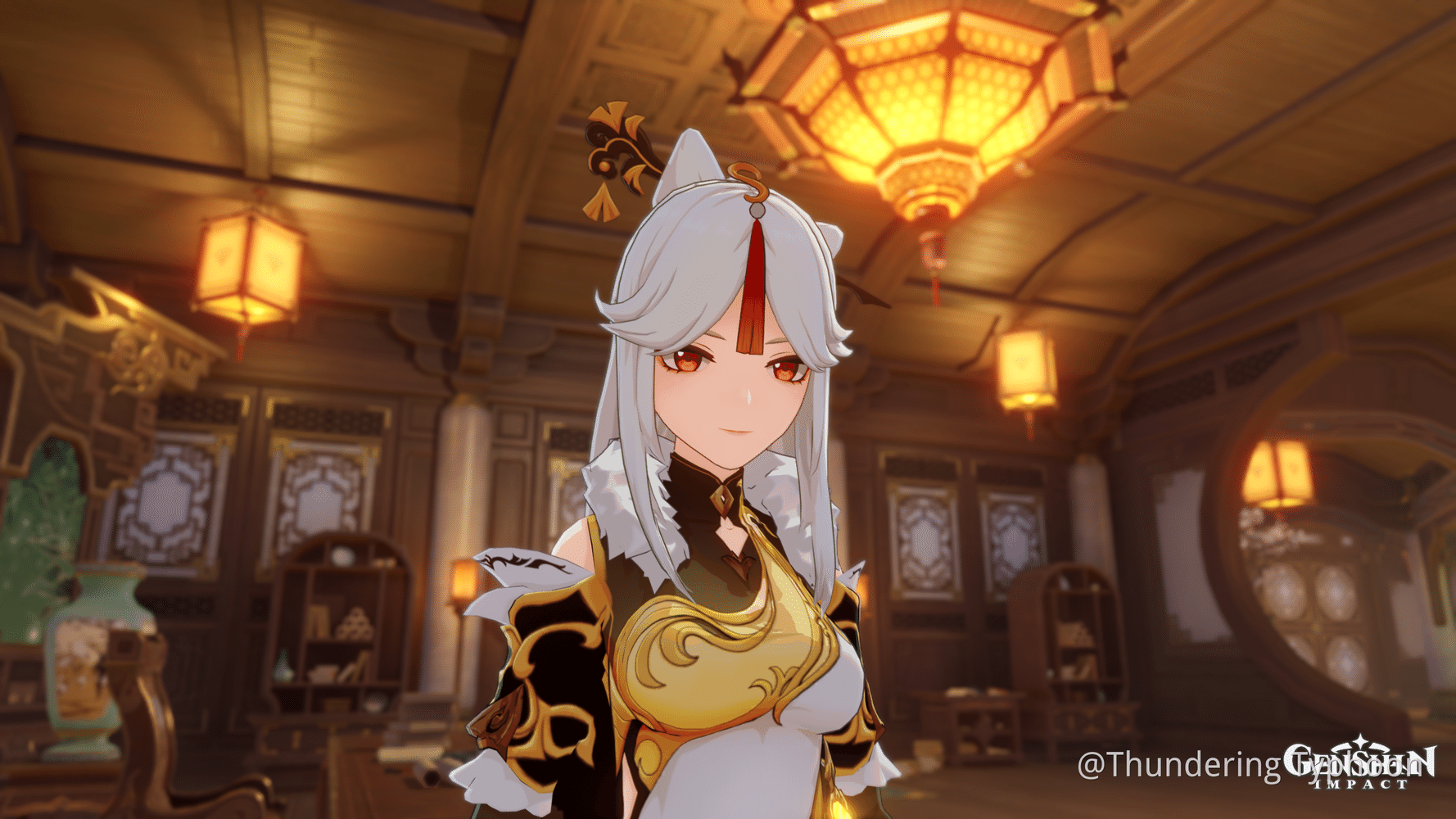 Just a shot from a story quest with Ningguang :)