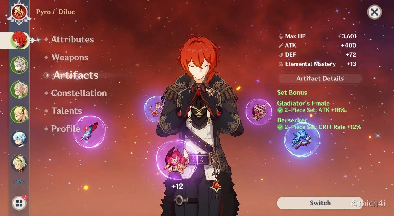 best team comp for Diluc Genshin Impact | HoYoLAB