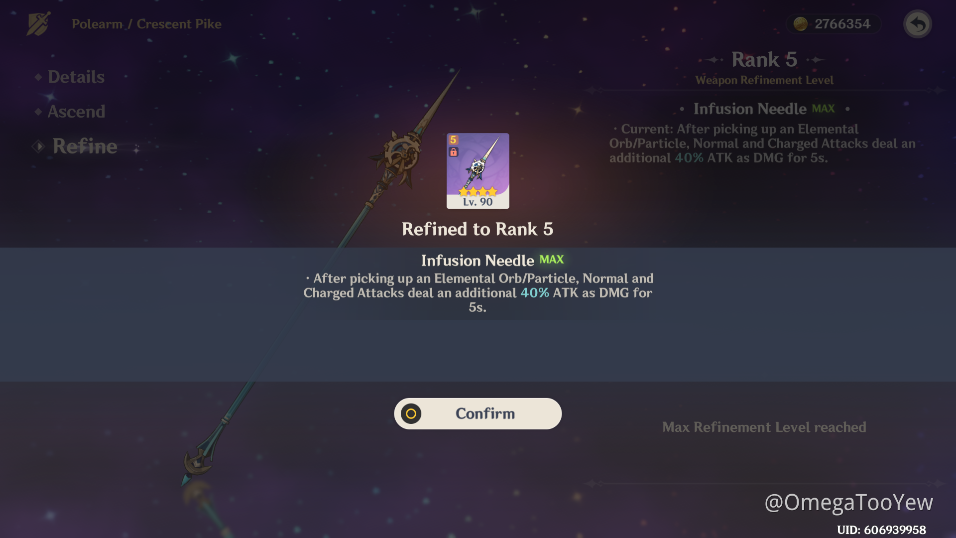 FINALLY, R5 CRESCENT PIKE Genshin Impact | HoYoLAB