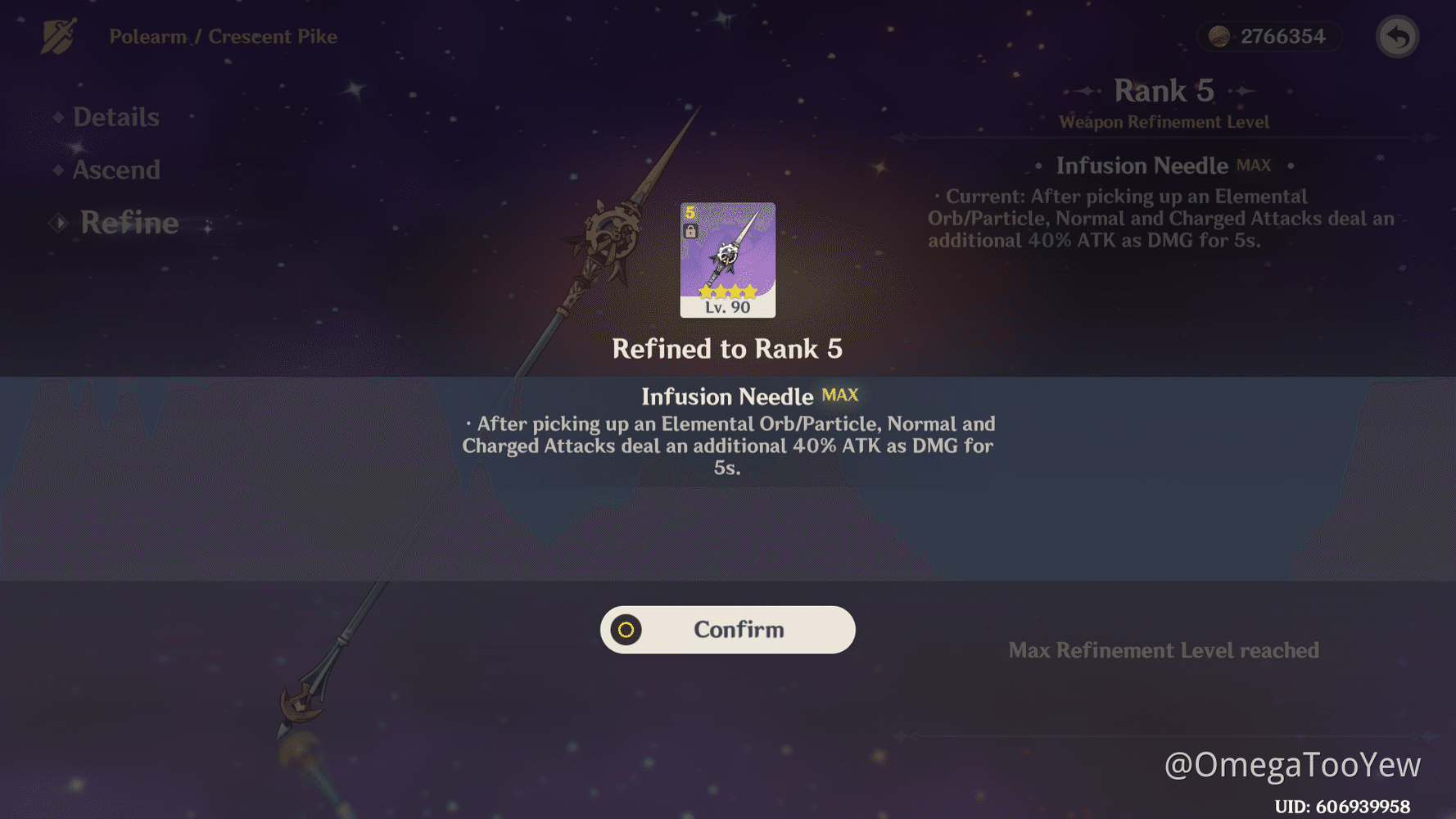 FINALLY, R5 CRESCENT PIKE Genshin Impact | HoYoLAB