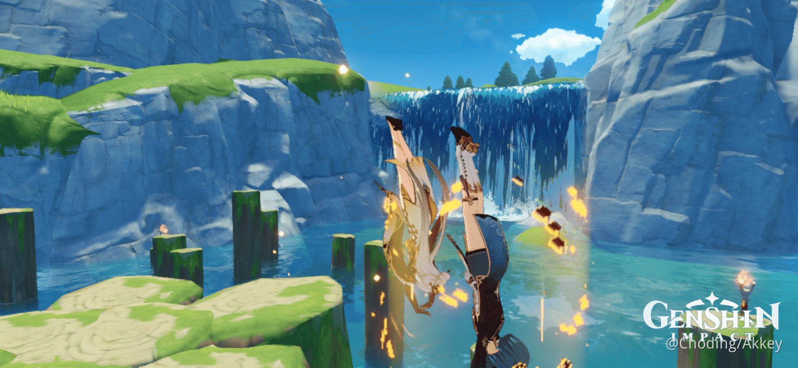 We went swimming... Genshin Impact | HoYoLAB