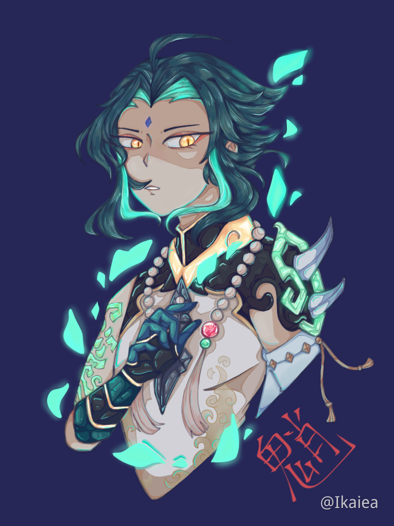 Didn’t manage to pull Xiao tonight, I hope I can use old art to ...