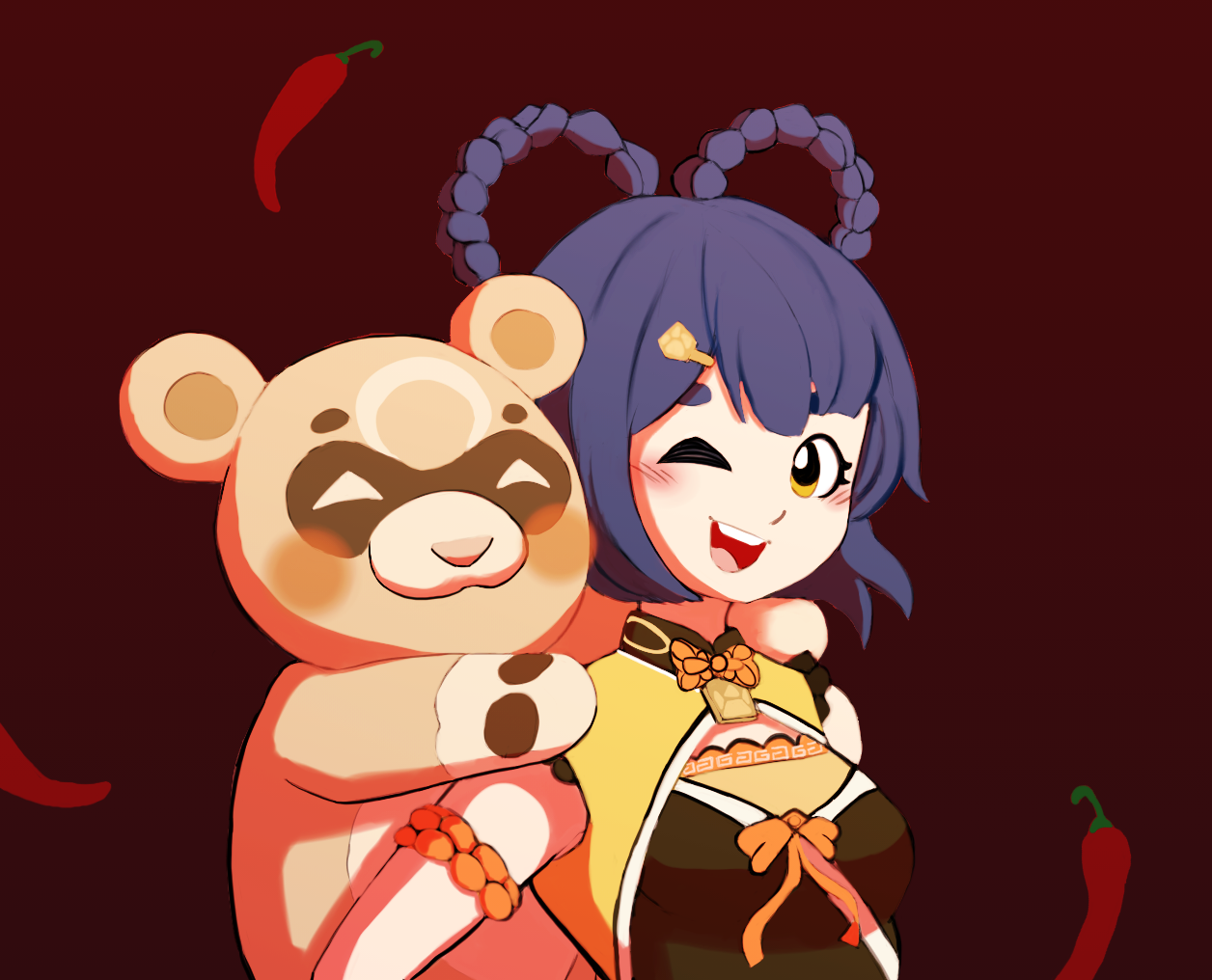 Xiangling fanart Genshin Impact | HoYoLAB