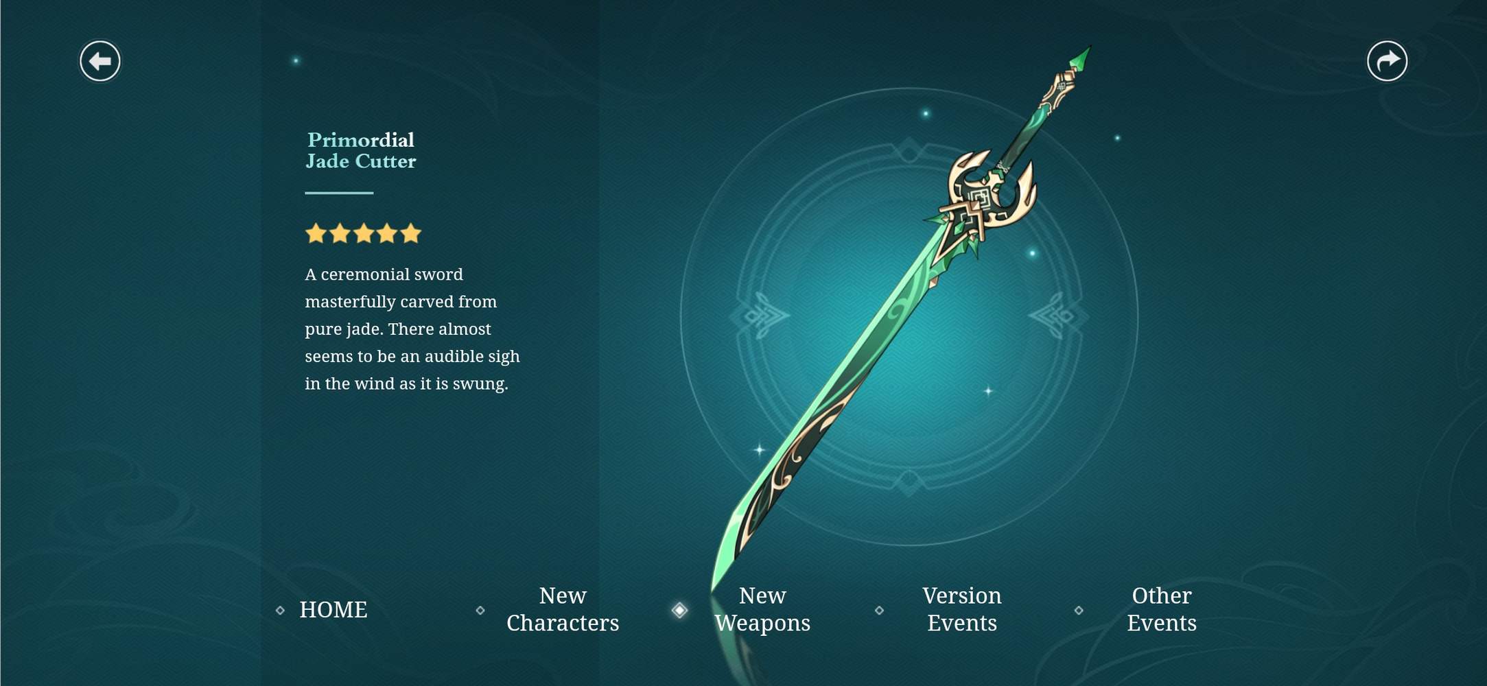 [Quick Overview] Primordial Jade Cutter WIP Genshin Impact | HoYoLAB