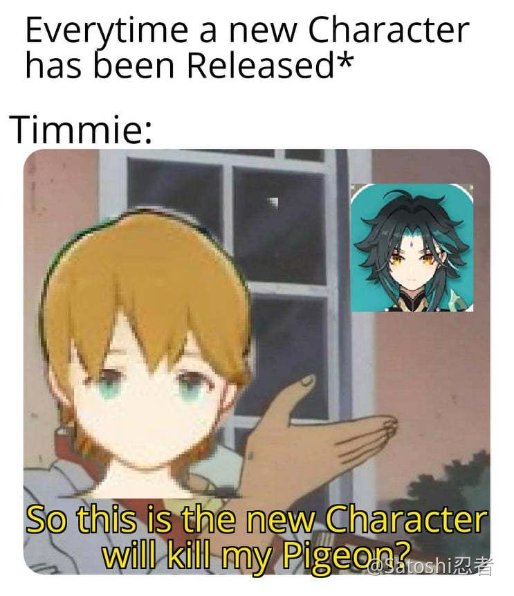 Timmie's Pigeons is in Danger Genshin Impact | HoYoLAB