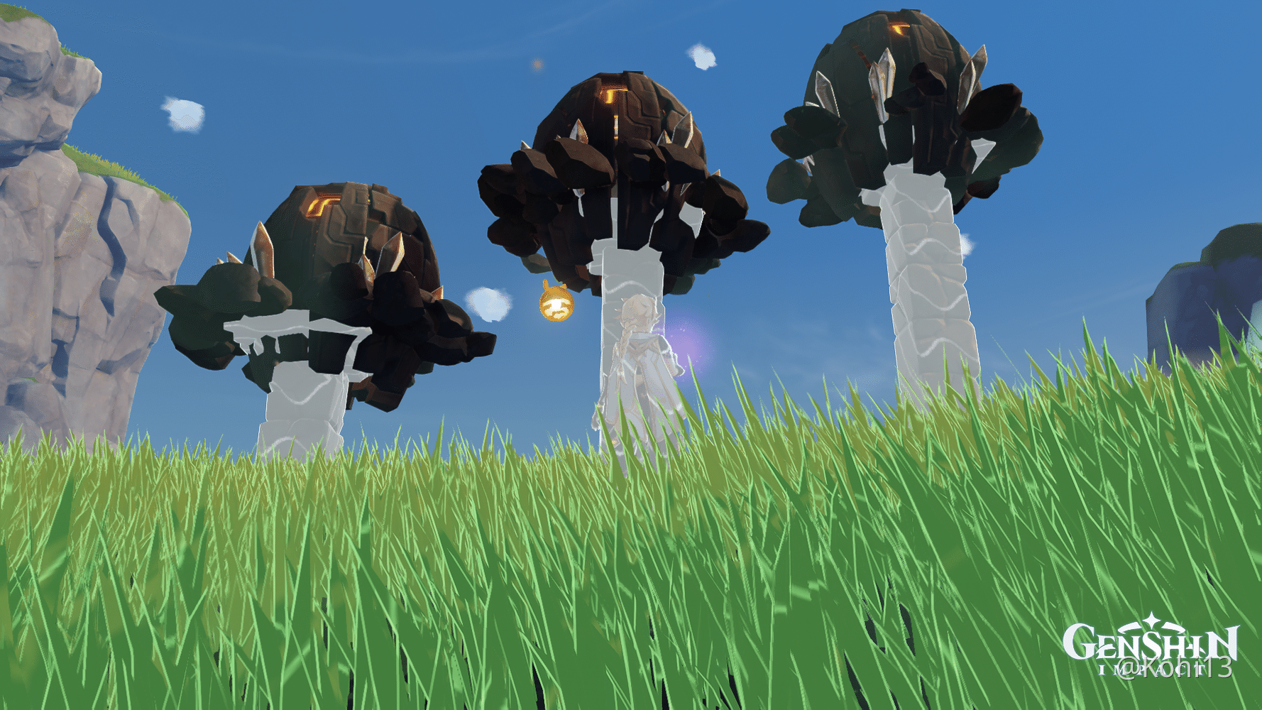 3 interactable(?) pillars Genshin Impact | HoYoLAB