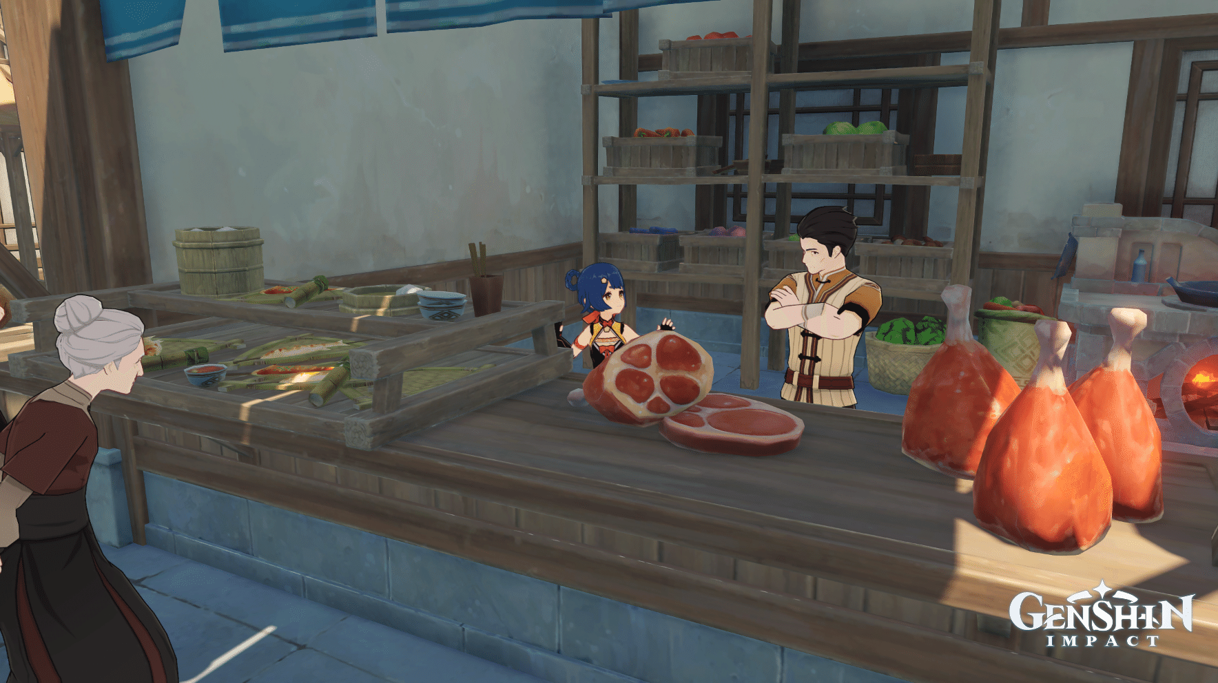 Xiangling helping out in her fathers restaurant Genshin Impact | HoYoLAB