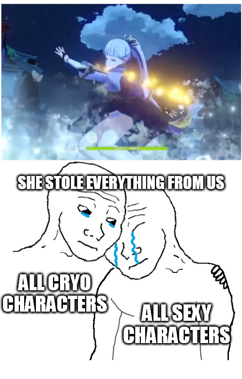 Ayaka meme... Genshin Impact | HoYoLAB