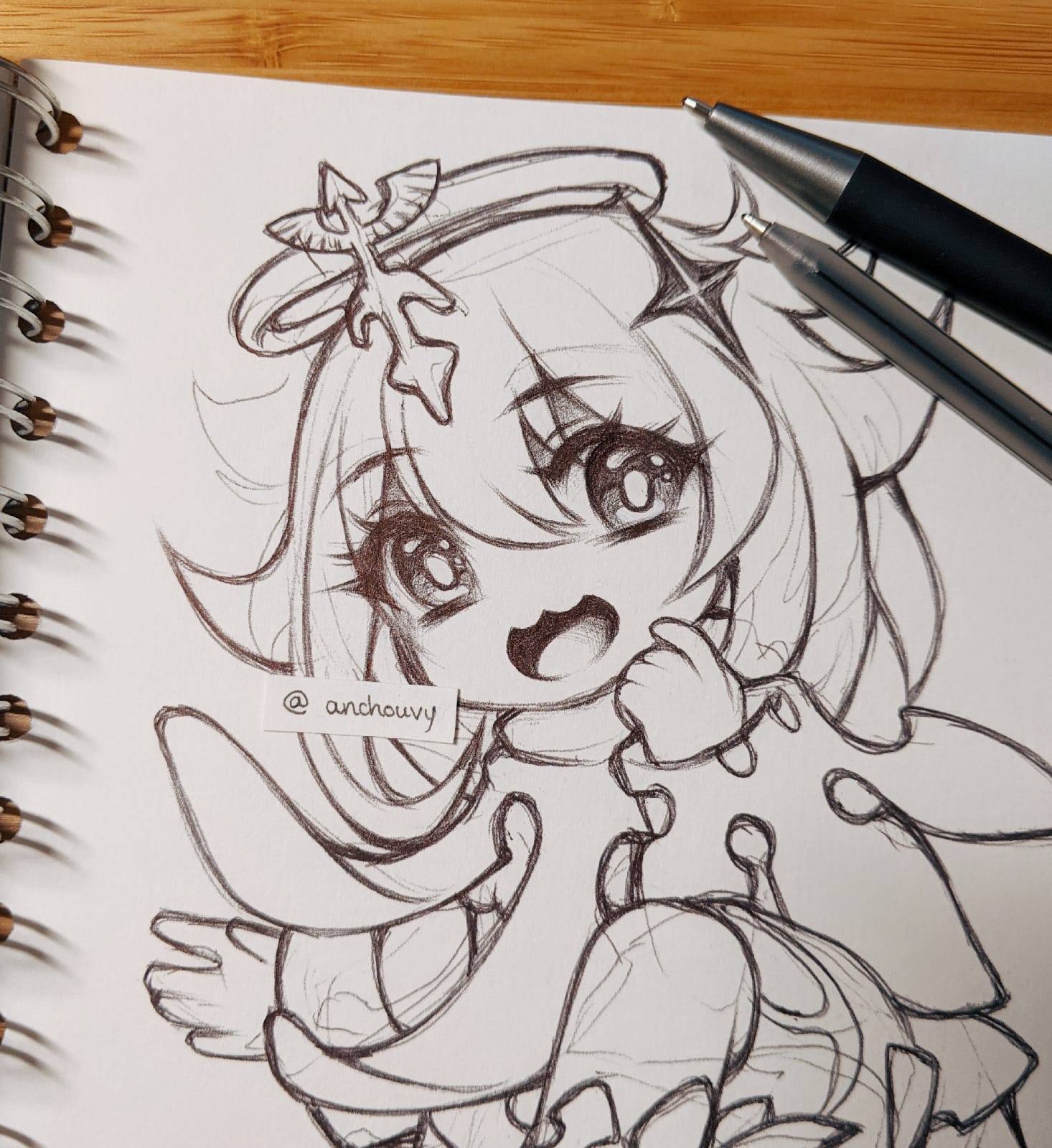 Paimon WIP - ballpoint pen Genshin Impact | HoYoLAB