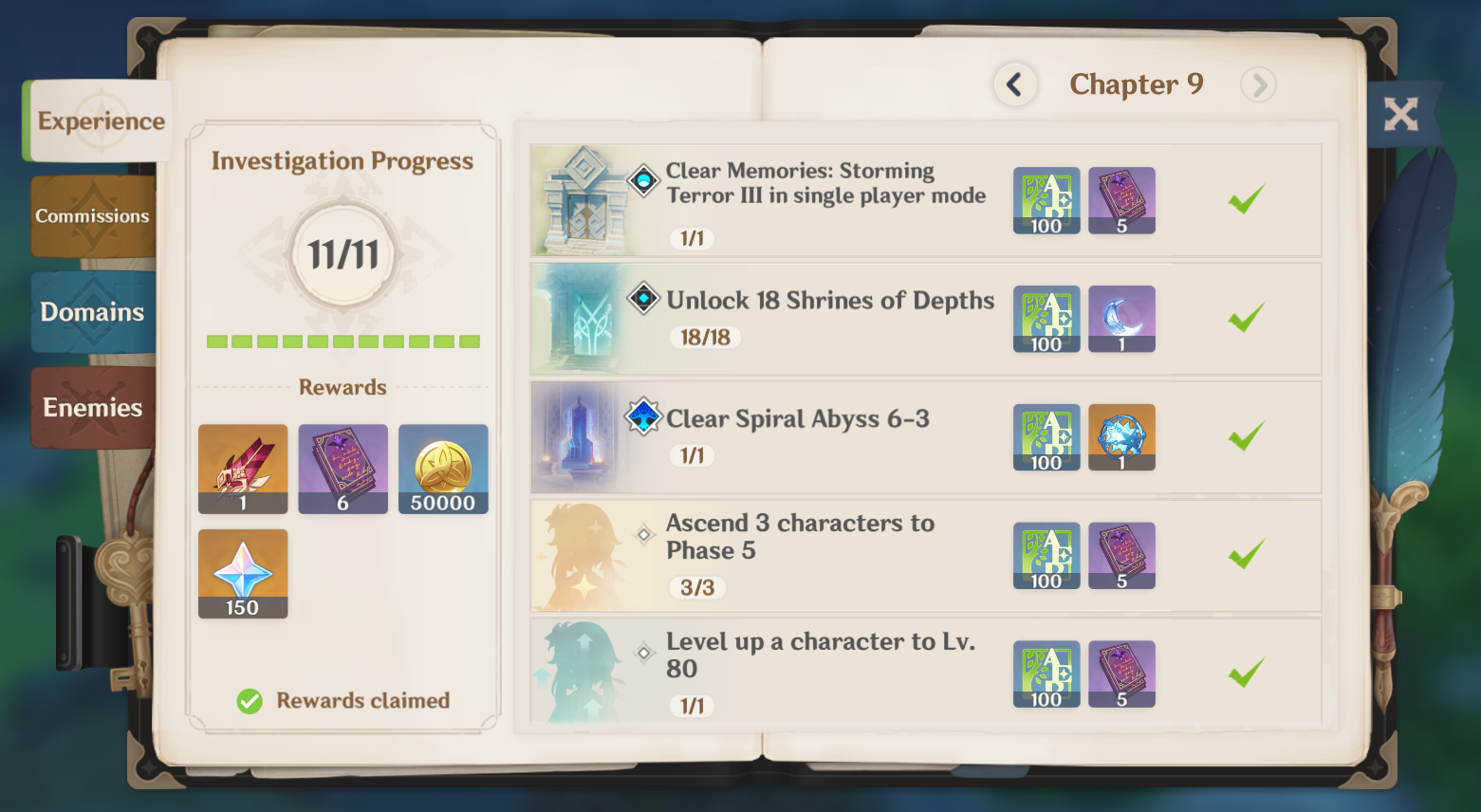When can we get to Chapter 10 and onwards? Genshin Impact | HoYoLAB