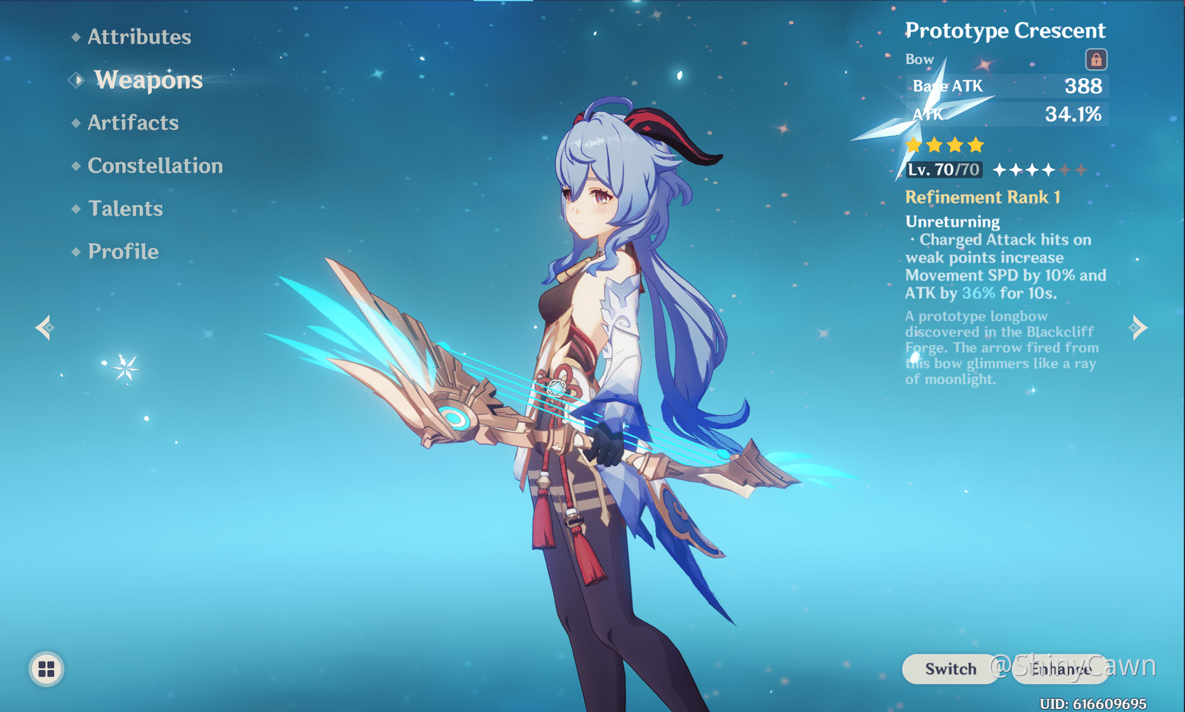 Wow, Prototype Crescent got an update! Genshin Impact | HoYoLAB