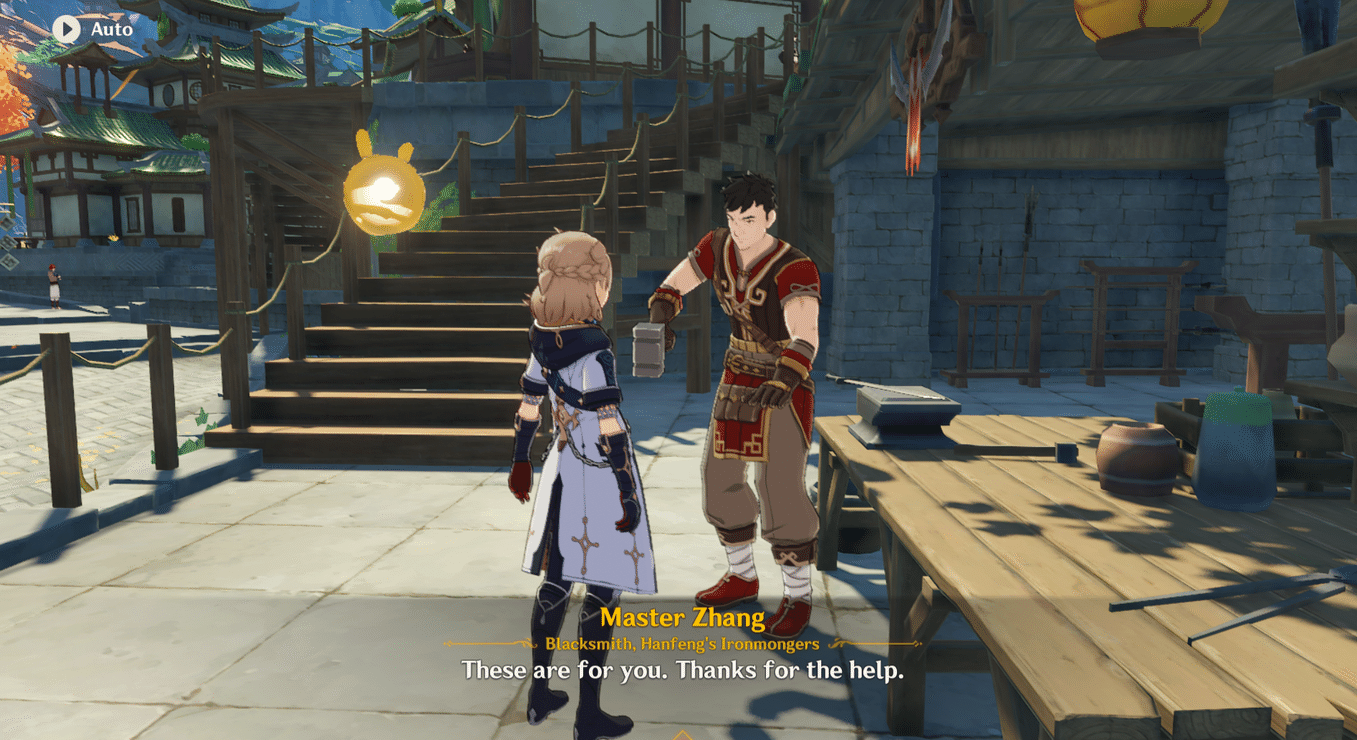 Master Zhang is so Sincere, he turned to me while talking to me ...