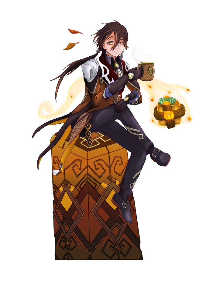 Zhongli PNG Genshin Impact | HoYoLAB