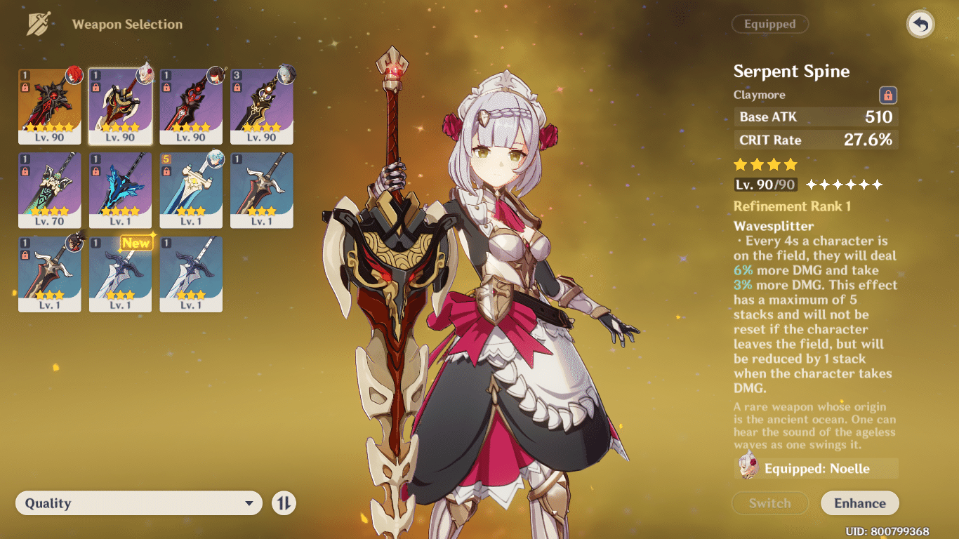 Noelle DPS build? | Genshin Impact | HoYoLAB