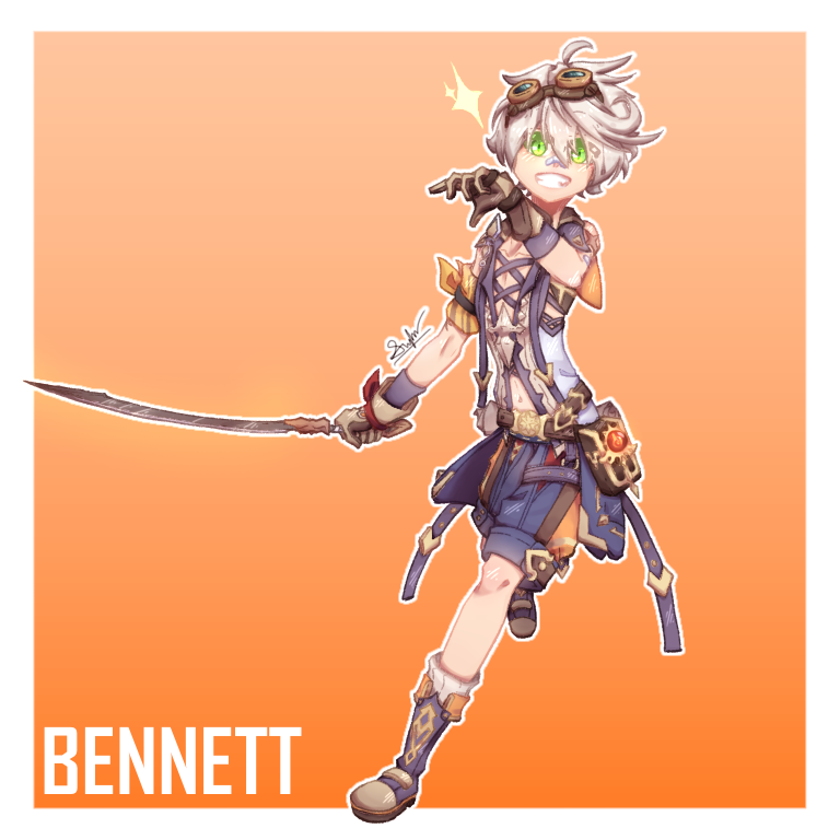 Bennett Fanart Genshin Impact | HoYoLAB