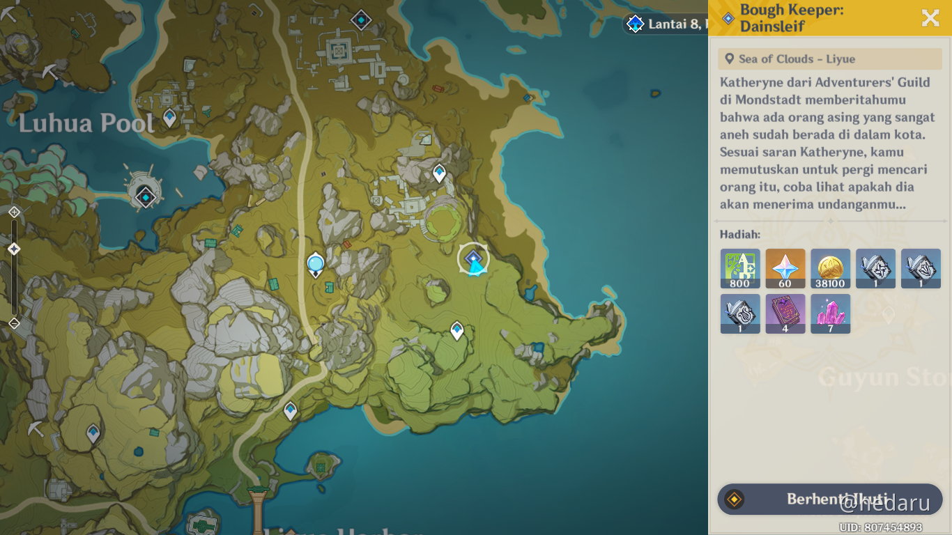 Bug quest dainsleif Genshin Impact | HoYoLAB