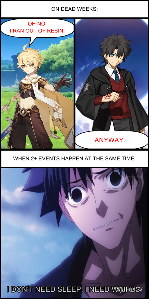 Playing multiple gachas be like: Genshin Impact | HoYoLAB