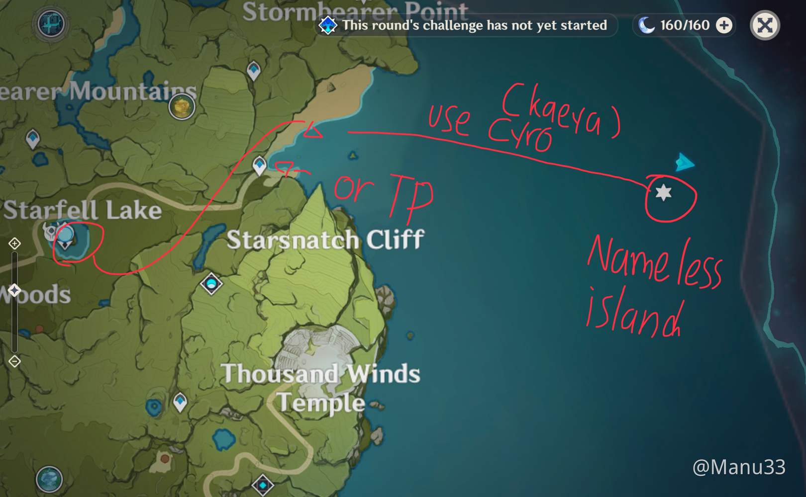 Nameless Island Achievement ( Map Location ) Genshin Impact | HoYoLAB