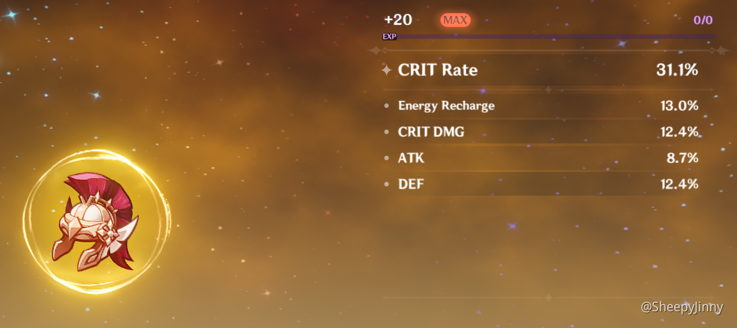 My First ever 5 star Crit Rate artifact Genshin Impact | HoYoLAB