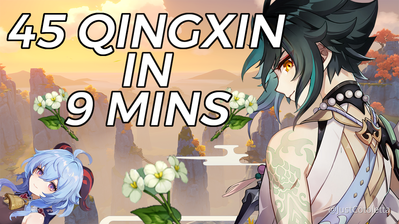 Wanna farm Qingxin in a fast way? This video is for you! :3 Genshin ...