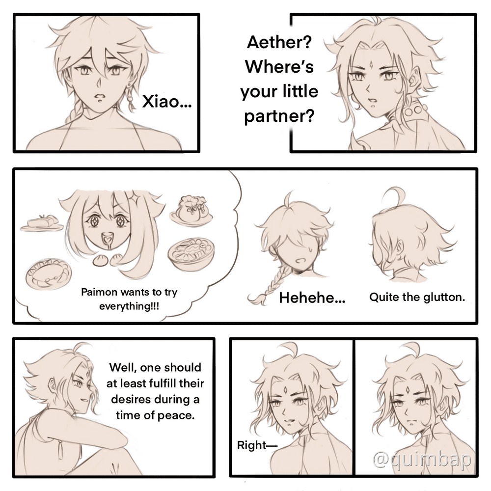 Revised the Fanart + XiaoAether comic ;) Genshin Impact | HoYoLAB