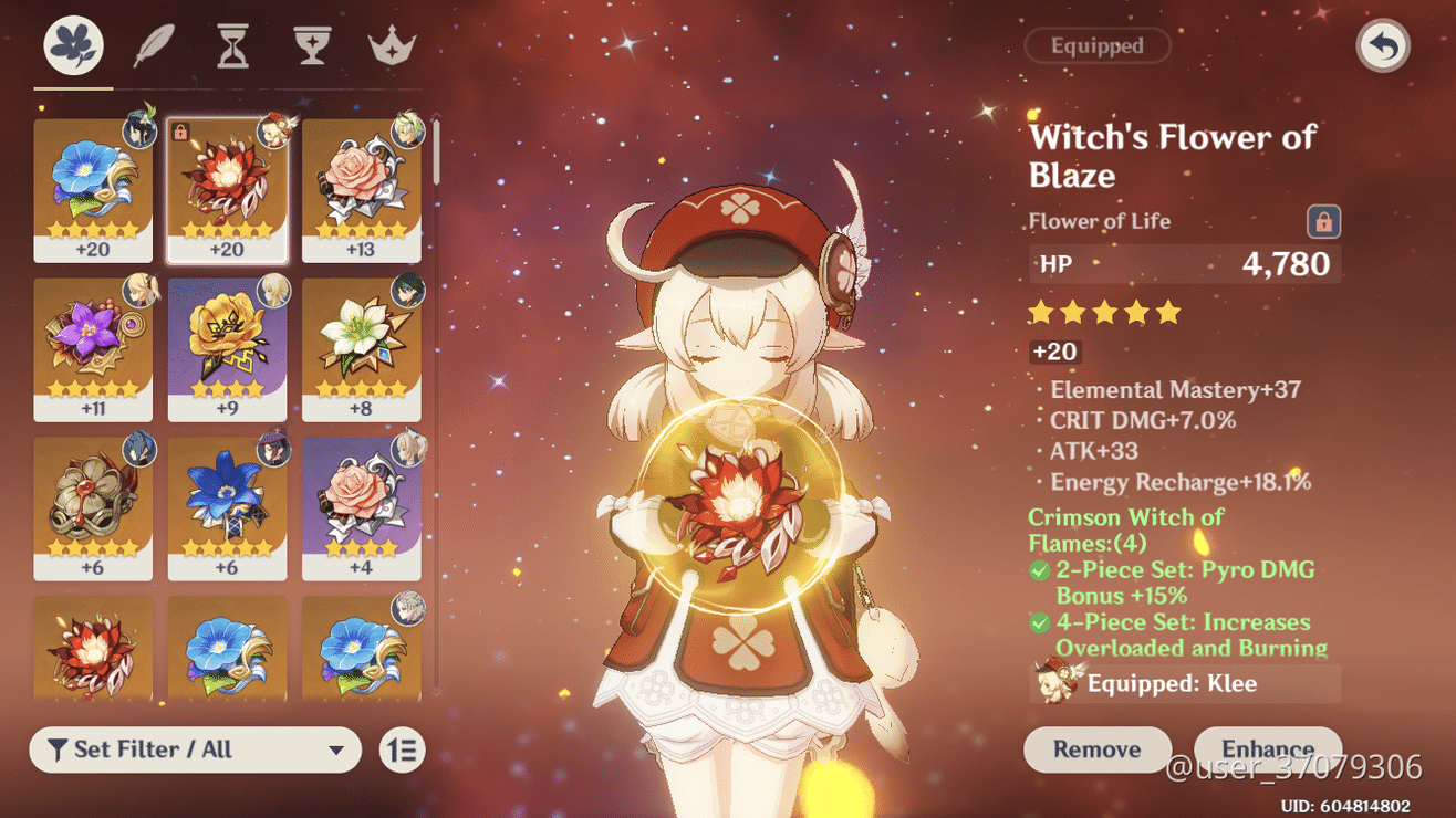 Klee build - miHoYo Player Community