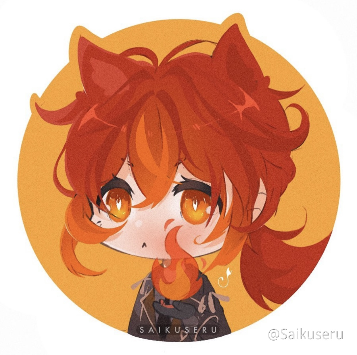 Diluc chibi Genshin Impact | HoYoLAB