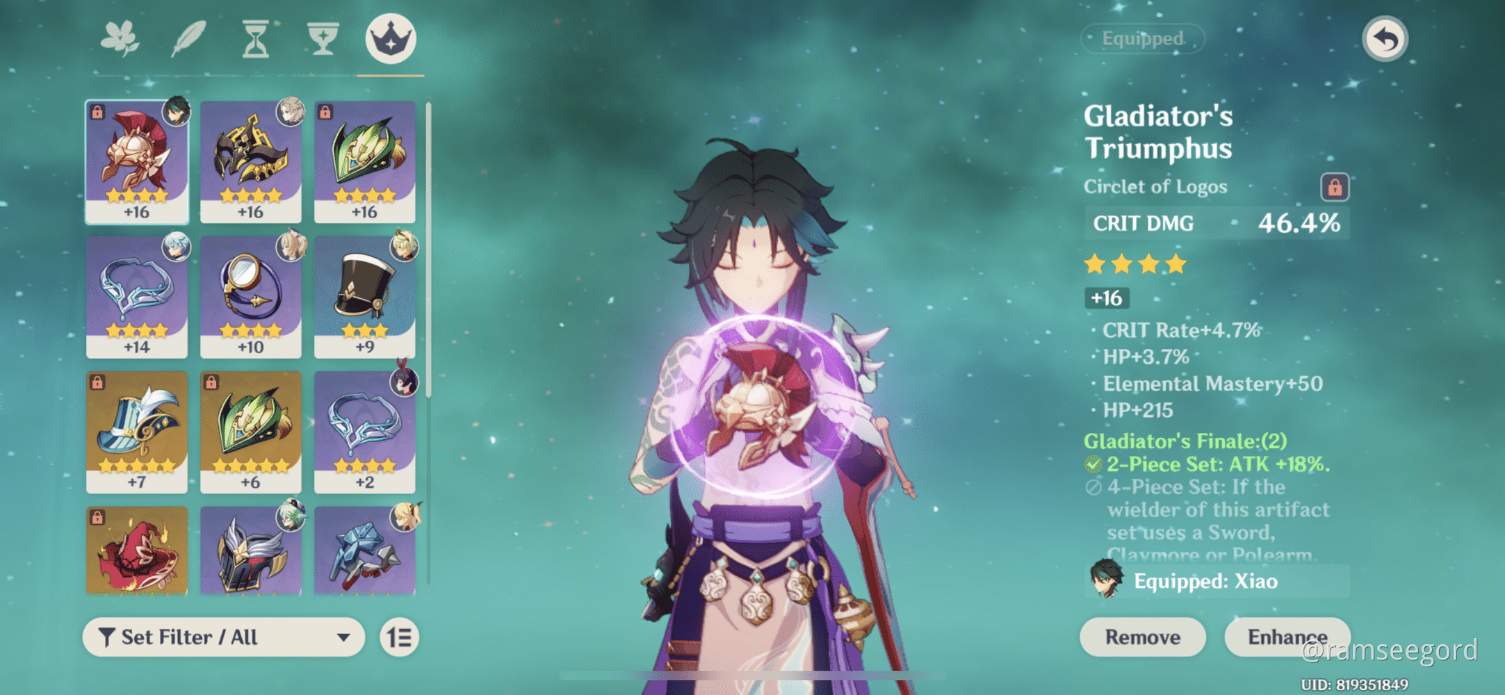 xiao stat/build advice Genshin Impact | HoYoLAB