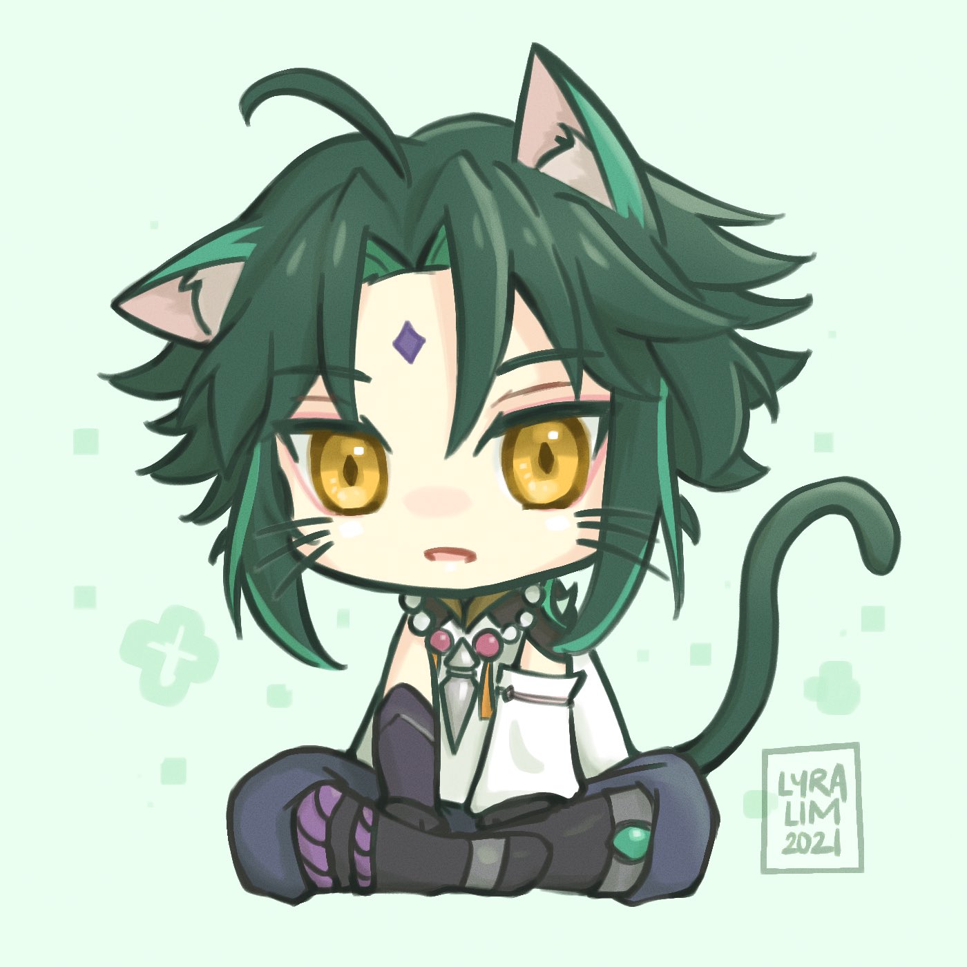 My Xiao Cat Fanart Genshin Impact | HoYoLAB